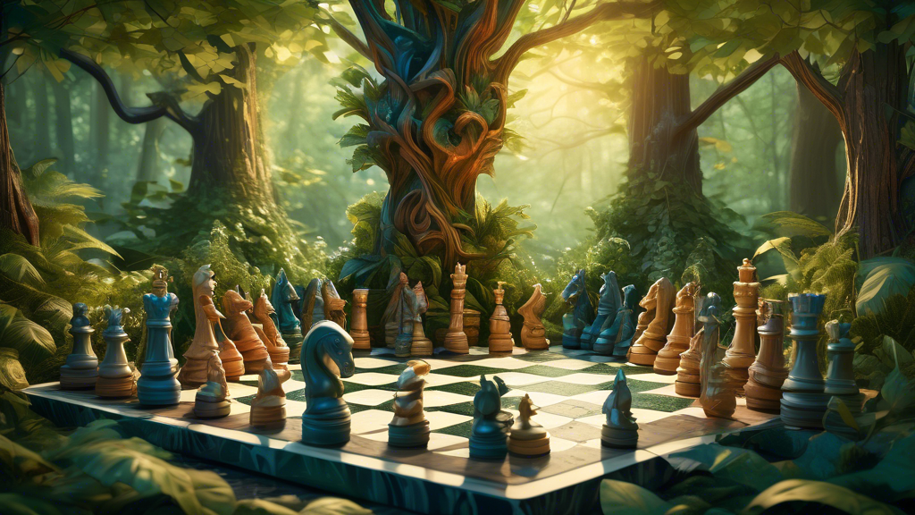 Exploring Nature-Inspired Chess Sets: A Blend of Art and Strategy